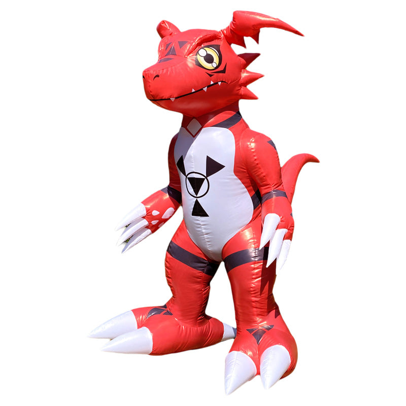 guilmon inflatable costume red digimon – Yiyang Xing Digital Technology ...